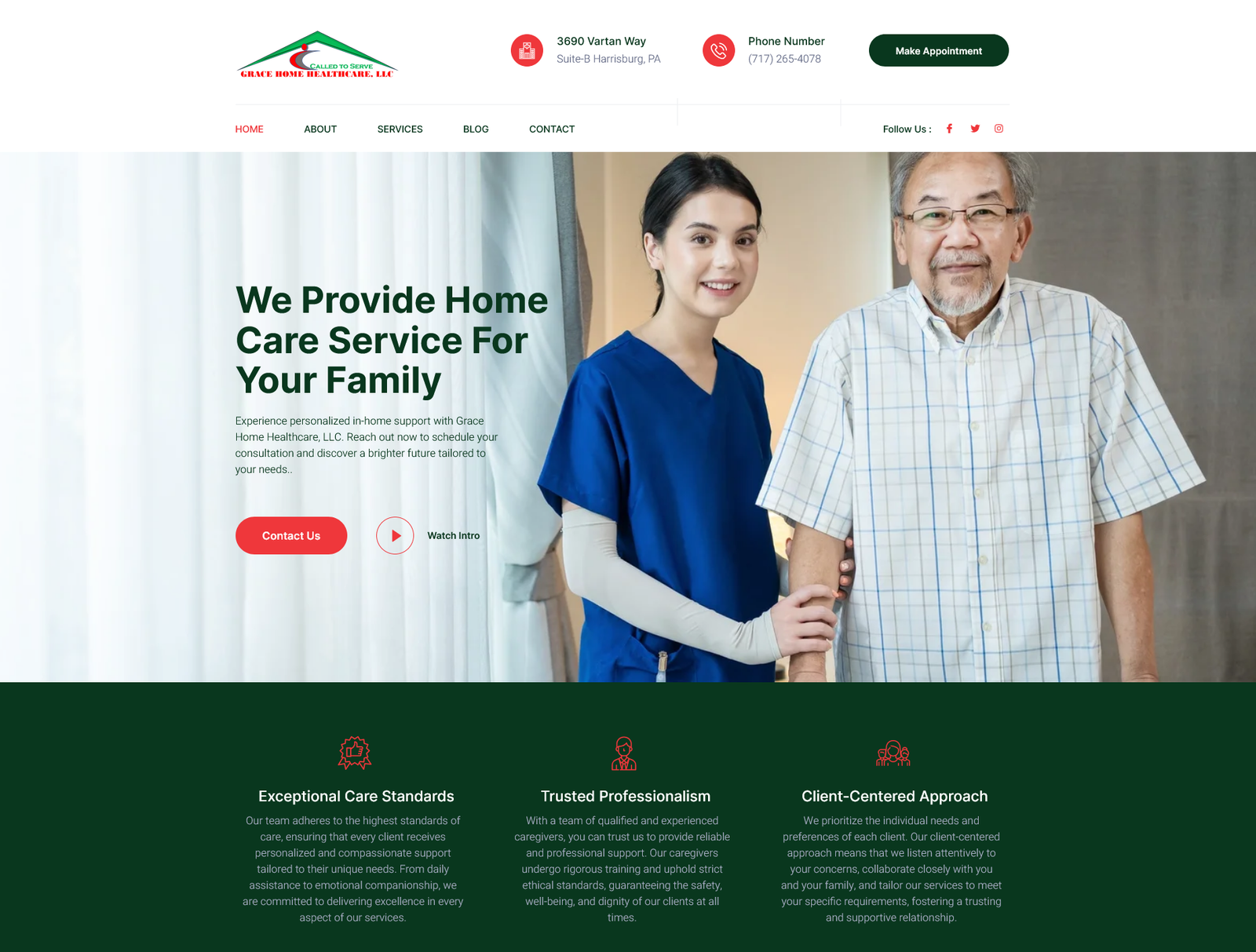 HOME - GRACE HOME HEALTHCARE, LLC